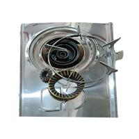 China Dual Burner Gas Stove 4.5KW & 7.0KW Stainless Steel Commercial Grade with Flameout Protection for sale