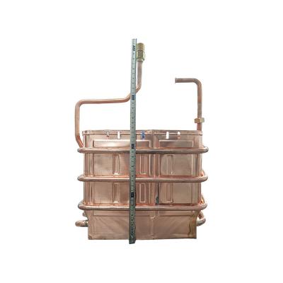 China Oxygen Free Copper Gas Heater Heat Exchanger Tube 99.9% Purity Custom Size for sale