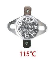 China KSD301 Bimetal Thermostat 250V 10A Multi-Temperature Thermal Switch for sale