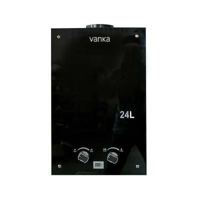 China 16L-24L Propane Tankless Gas Water Heater Tempered Glass Forced Exhaust 220V for sale