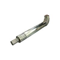 China Wall Mounted Gas Boiler Flue Pipe Stainless Steel Exhaust Duct 80mm 1m for sale