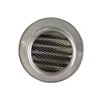 China Stainless Steel Round Wall Vent Grille Cover 125mm Rainproof Windproof Exhaust Vent for sale