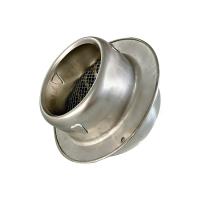 China Stainless Steel Round Wall Vent Grille Cover 125mm Rainproof Windproof Exhaust Vent for sale