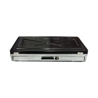China Portable 3 Burner Stainless Steel Tabletop Gas Stove with Windproof Cover for Kitchen and Outdoor Cooking for sale