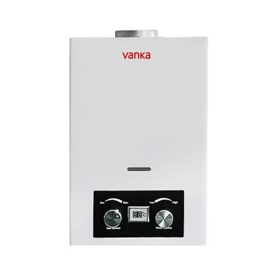 China 6L LPG Tankless Flue Gas Water Heater 2800Pa Home Shower for sale