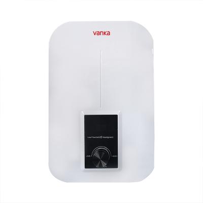 China White Tankless Electric Water Heater 3.5-7.5kW with LED Display - 220V/110V Instant Heating for Bathroom & Kitchen for sale