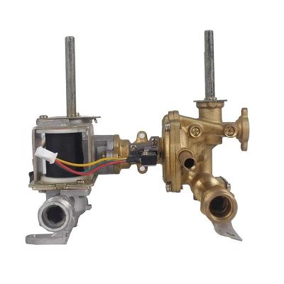 China Brass Multi-Functional Water Pressure Linkage Valve 0-90C 100% Air Tightness Tested for Gas Water Heater for sale