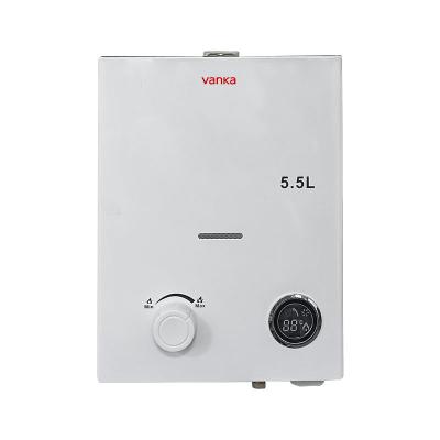 China Single Knob Flue Gas Water Heater 6L 8L 10L Instant Heating LPG NG Home Use for sale