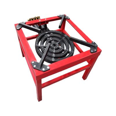 China Industrial Grade 25kW Double Burner Gas Stove with 65% Thermal Efficiency and CE/RoHS Certification for sale