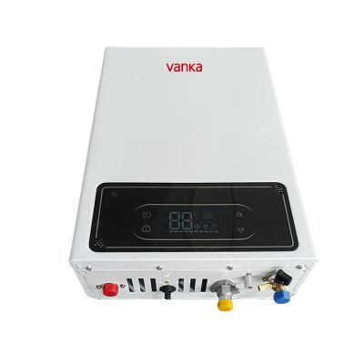 China 16L Stainless Steel Natural Gas Balanced Indoor Tankless Water Heater 2000Pa for sale