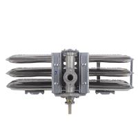 China 90mm 110mm Gas Water Heater Stainless Steel Fire Row Burner Assembly LPG NG for sale