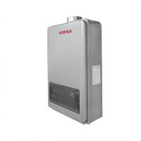 China 12L Tankless Thermostatic Water Heater Gray Dual Flue Pipe 60mm 500mm for sale