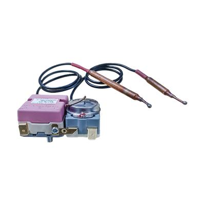China Electric Manual Reset Stainless Steel Capillary Thermostat 30-95C for Home Water Heaters for sale