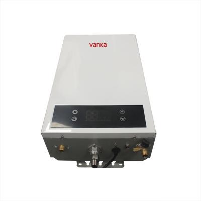 China White Wall-Mount Instant Gas Water Heater 16L High Efficiency Anti-Dry Burn for sale