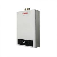 China White Wall-Mount Instant Gas Water Heater 16L High Efficiency Anti-Dry Burn for sale