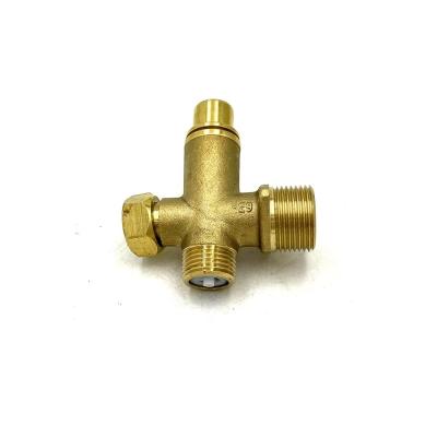 China Safety Gas Ball Valve Water Heater Pressure Relief Valve 1/2 Inch Brass Thread for sale