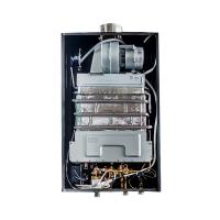 China 16L 18L 20L Tempered Glass Forced Exhaust Gas Water Heater Copper Tank for sale