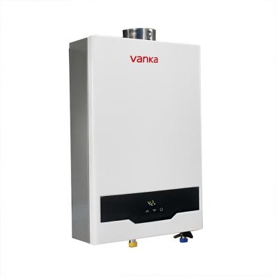 China 12L Indoor Digital Gas Water Heater 25kW Smart Constant Temperature Low Energy Consumption for sale