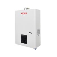 China 22L High Efficiency Thermostatic Gas Water Heater 220V Low Pressure Start Indoor Shower for sale