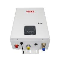 China 22L High Efficiency Thermostatic Gas Water Heater 220V Low Pressure Start Indoor Shower for sale
