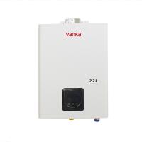 China 22L High Efficiency Thermostatic Gas Water Heater 220V Low Pressure Start Indoor Shower for sale