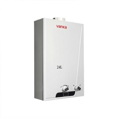 China White Forced Exhaust Smart Gas Water Heater On Demand Instant Heating 24kW for sale