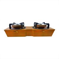 China Portable Dual Head Alcohol Stove Lightweight Folding 320g Outdoor Camping Cooker for sale