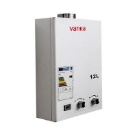 China Vanka Forced Exhaust Gas Water Heater 12L-24L Digital Adjustable Temperature CE Certified for sale