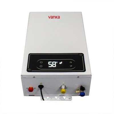 China 220V Electronic Natural Gas Tankless Water Heater 84% Efficiency Digital Temperature Control for sale