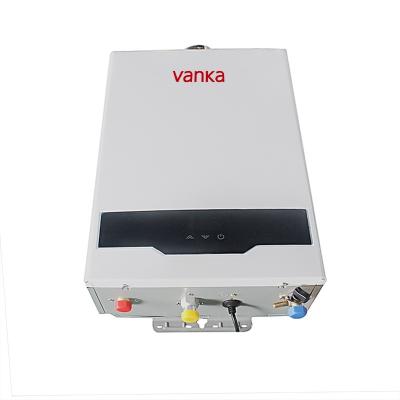 China 12L Indoor Digital Gas Water Heater 25kW Low Emissions Energy Saving for Home Hotel Apartment for sale