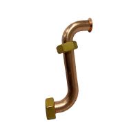 China Wall Hung Boiler Copper Tube Compression Fittings Elbow Copper Return Pipe Set for sale