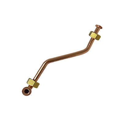 China Wall Hung Boiler Copper Cooling Pipe Water Pipe Fittings Brushed Welded Components for sale
