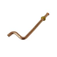 China Gas Boiler Main Heat Exchanger Copper Tube Water Inlet Outlet Connection Set 15mm 18mm for sale