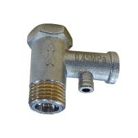 China Brass Core Electric Water Heater Safety Valve 8Bar 1/2 Inch Without Handle for sale