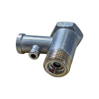 China Brass Core Electric Water Heater Safety Valve 8Bar 1/2 Inch Without Handle for sale