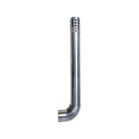 China Gas Water Heater Exhaust Pipe Kit Single Layer Stainless Steel Flue Pipe Set 80mm 1000mm for sale