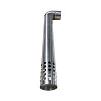 China Gas Water Heater Exhaust Pipe Kit Single Layer Stainless Steel Flue Pipe Set 80mm 1000mm for sale