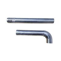 China Gas Water Heater Exhaust Pipe Kit Single Layer Stainless Steel Flue Pipe Set 80mm 1000mm for sale