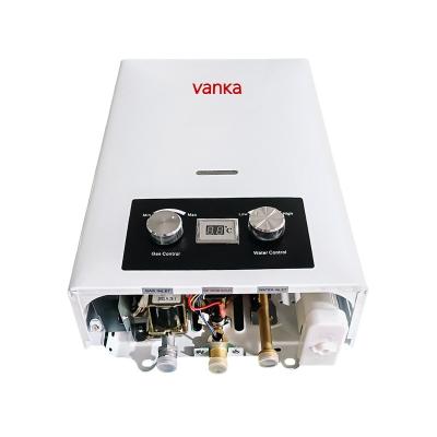 China 6L LPG Tankless Flue Gas Water Heater 2800Pa Home Shower Instant Hot Water for sale