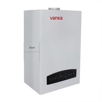 China Gas Combi Boiler Wall Hung Heating System Water Heater 24kW 220V High Efficiency 95% for sale