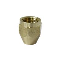 China Brass Gas Connector Threaded Straight Fitting 1/2 to 6 Inch for Natural Gas LPG Stovetops for sale