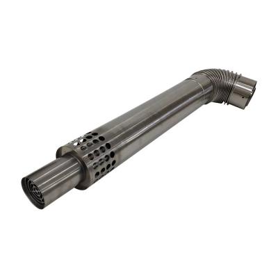 China Stainless Steel Flue Exhaust Pipe 80mm 100mm 130mm for Gas Water Heater for sale
