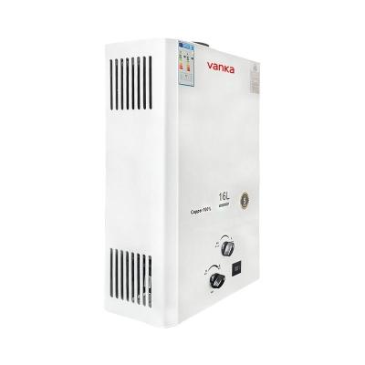 China 16L Residential Thermostatic Gas Water Heater Balanced Flue Direct Exhaust 35-60C for sale