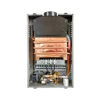 China 16L-24L Propane Tankless Gas Water Heater Tempered Glass Panel Forced Exhaust 220V for sale