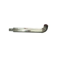 China Stainless Steel Wall Mounted Boiler Flue Pipe 80mm Corrosion Resistant Exhaust Duct for sale