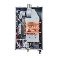 China 16L Wall Mounted LPG Gas Water Heater 32KW with LED Display Oxygen-Free Copper Heat Exchanger for sale