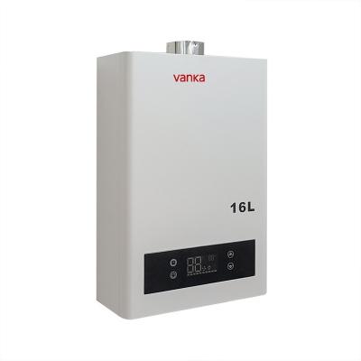 China Manufacturer Wholesale 16L Gas Hot Water Heater Constant Temperature Design Tankless Wall Mounted for sale