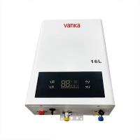 China Gas Water Heater 12-16L/min Constant Temperature System 0.02MPa Low Water Pressure Start 30°C-60°C Range for sale