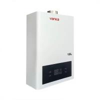 China Gas Water Heater 12-16L/min Constant Temperature System 0.02MPa Low Water Pressure Start 30°C-60°C Range for sale