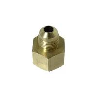 China Brass Gas Pipe Connector Straight Fitting Durable Design for Kitchen Stove Installation for sale